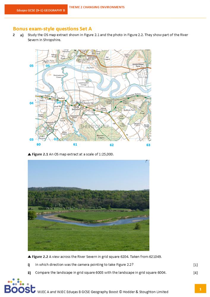 Eduqas B Theme 2 Bonus exam-style questions Set A | Boost