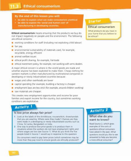 Explore PSHE for KS4 pages 140 and 141 | Boost