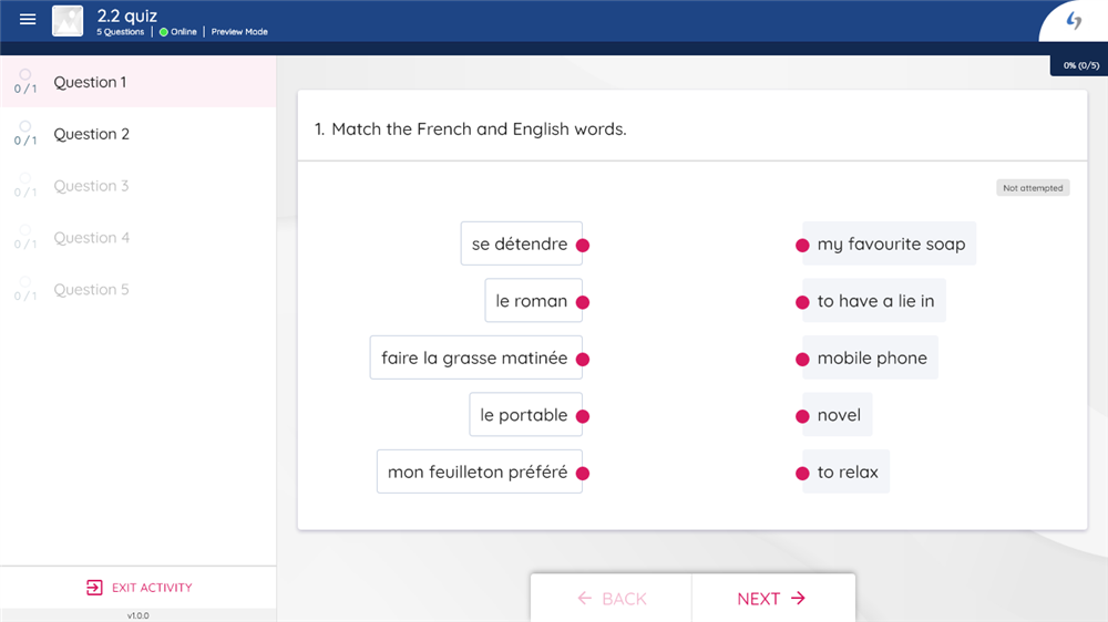 2.2 Vocabulary and grammar quiz | Boost