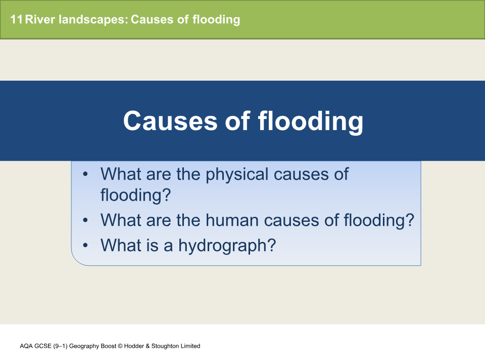 11: Causes of flooding presentation | Boost