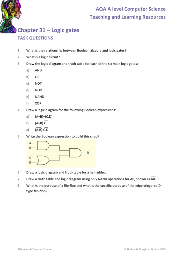 Logic Gate Circuit Diagram Pdf Circuit Diagram