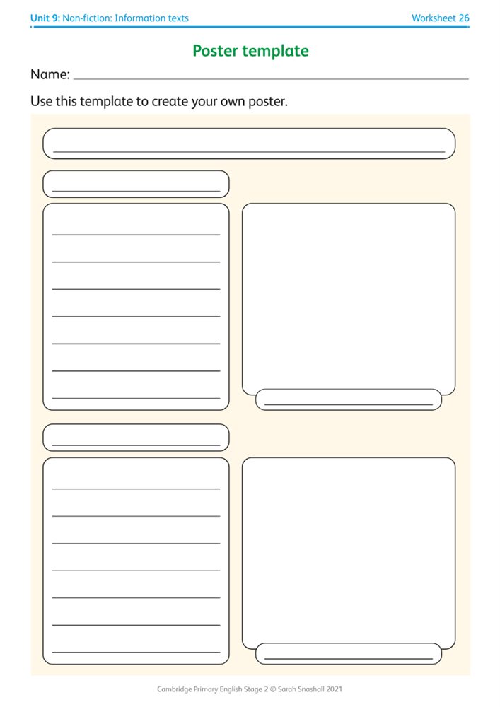 Information Poster Template